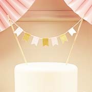 Cake topper banderines | Una Boda Original